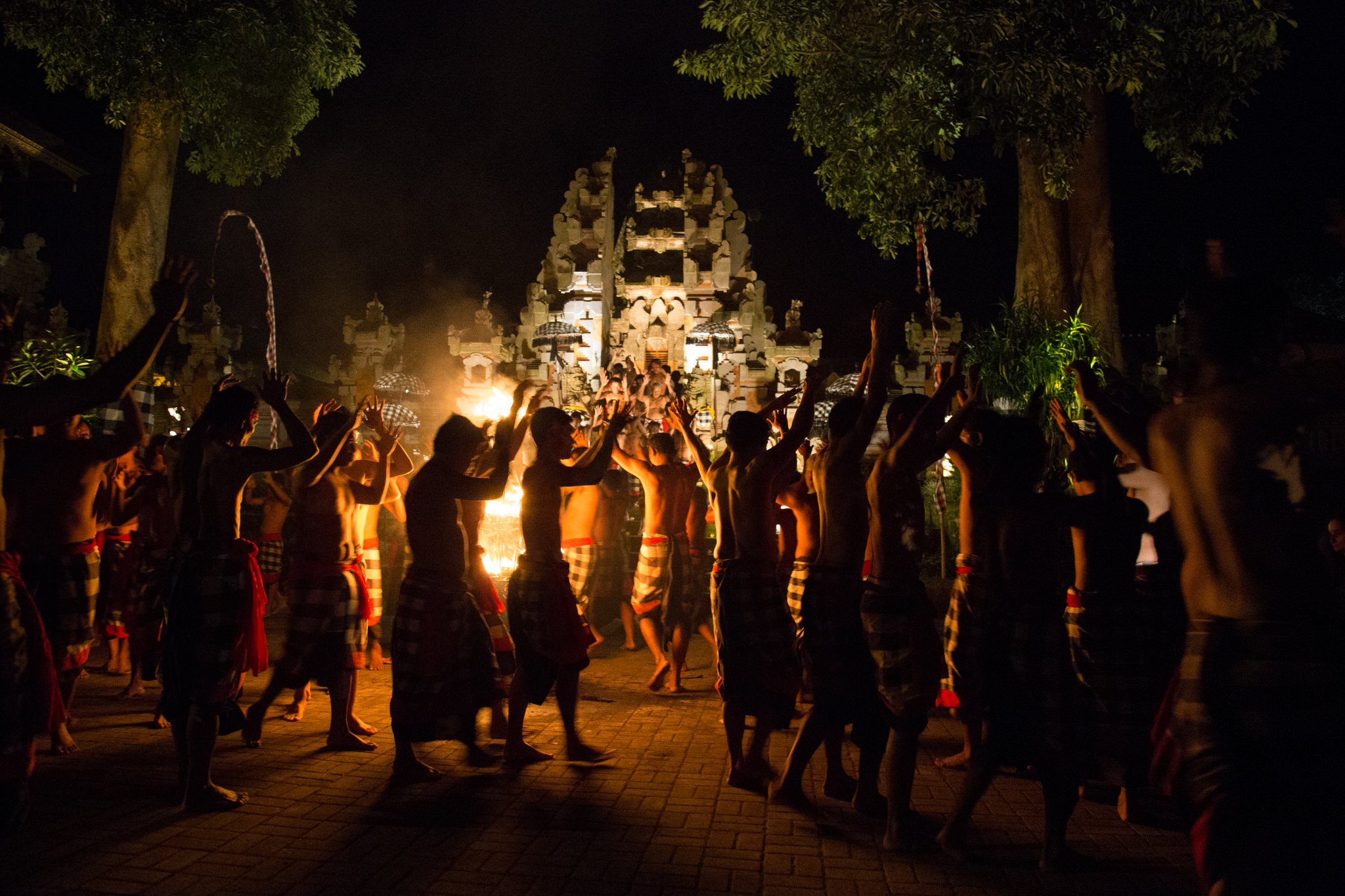 Kecak Fire Dance Performance Ubud Bali