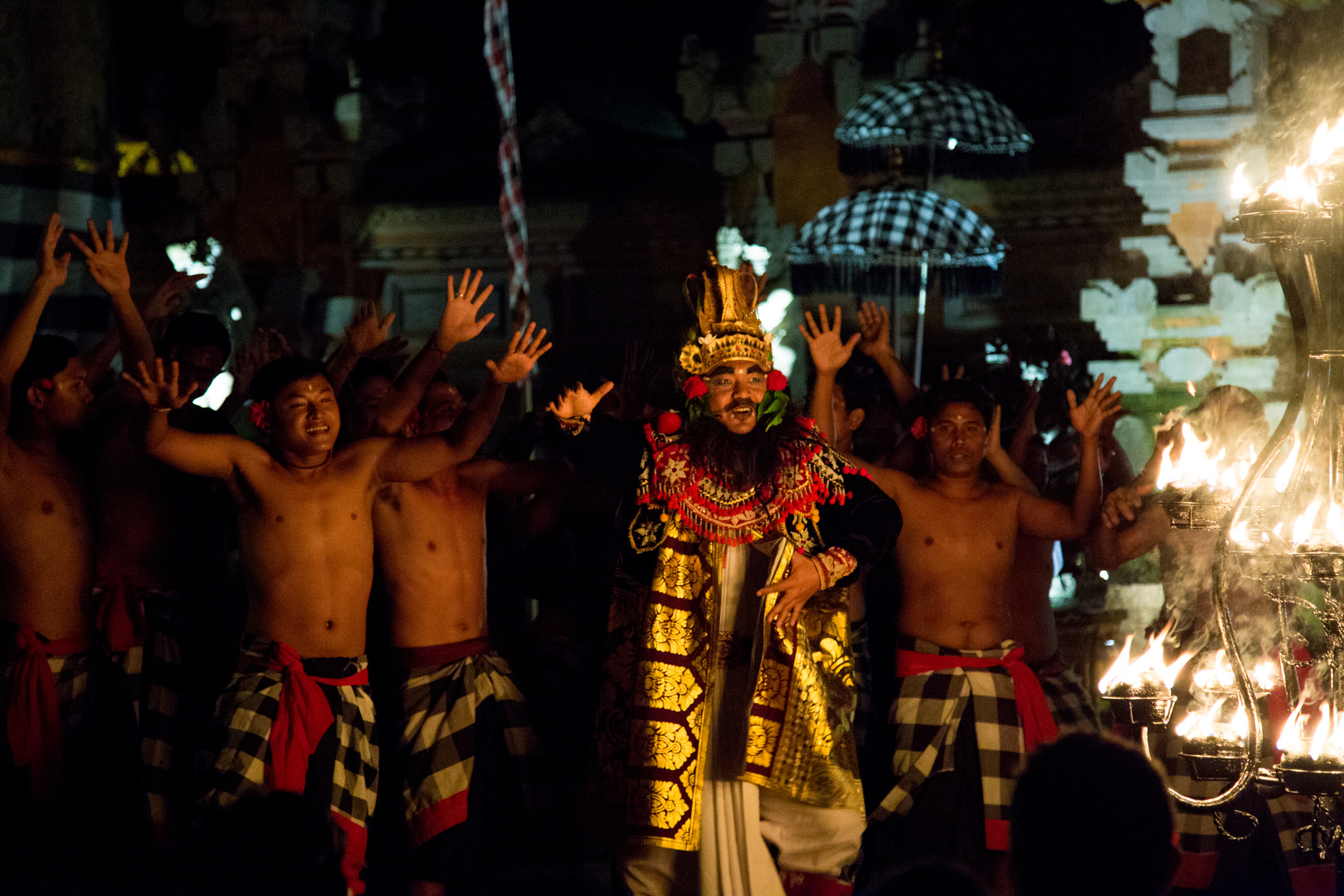 Kecak Fire Dance Performance Ubud Bali